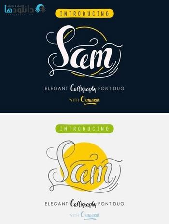 دانلود فونت انگلیسی Sam Font
